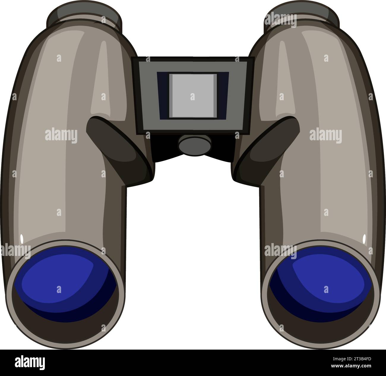 search binoculars cartoon vector illustration Stock Vector Image & Art ...