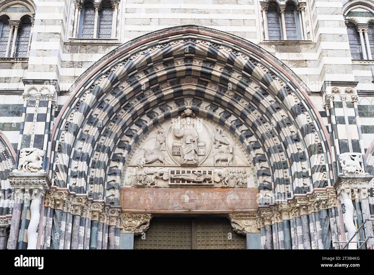 Bas relief above the entrance to Metropolitan Cathedral of Saint ...