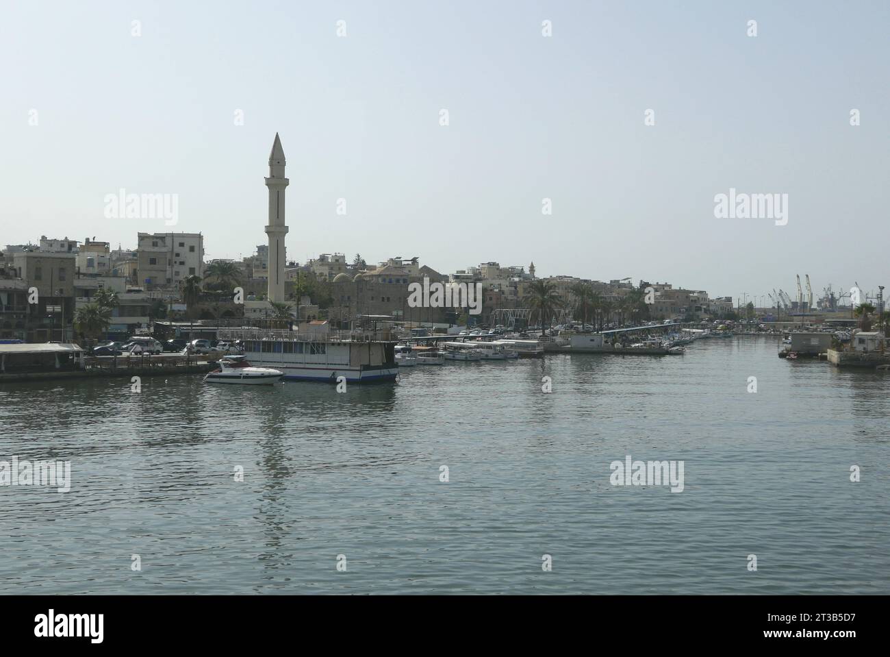 Saida, Lebanon. 23rd Oct, 2023. A shot of the seaside promenade in ...