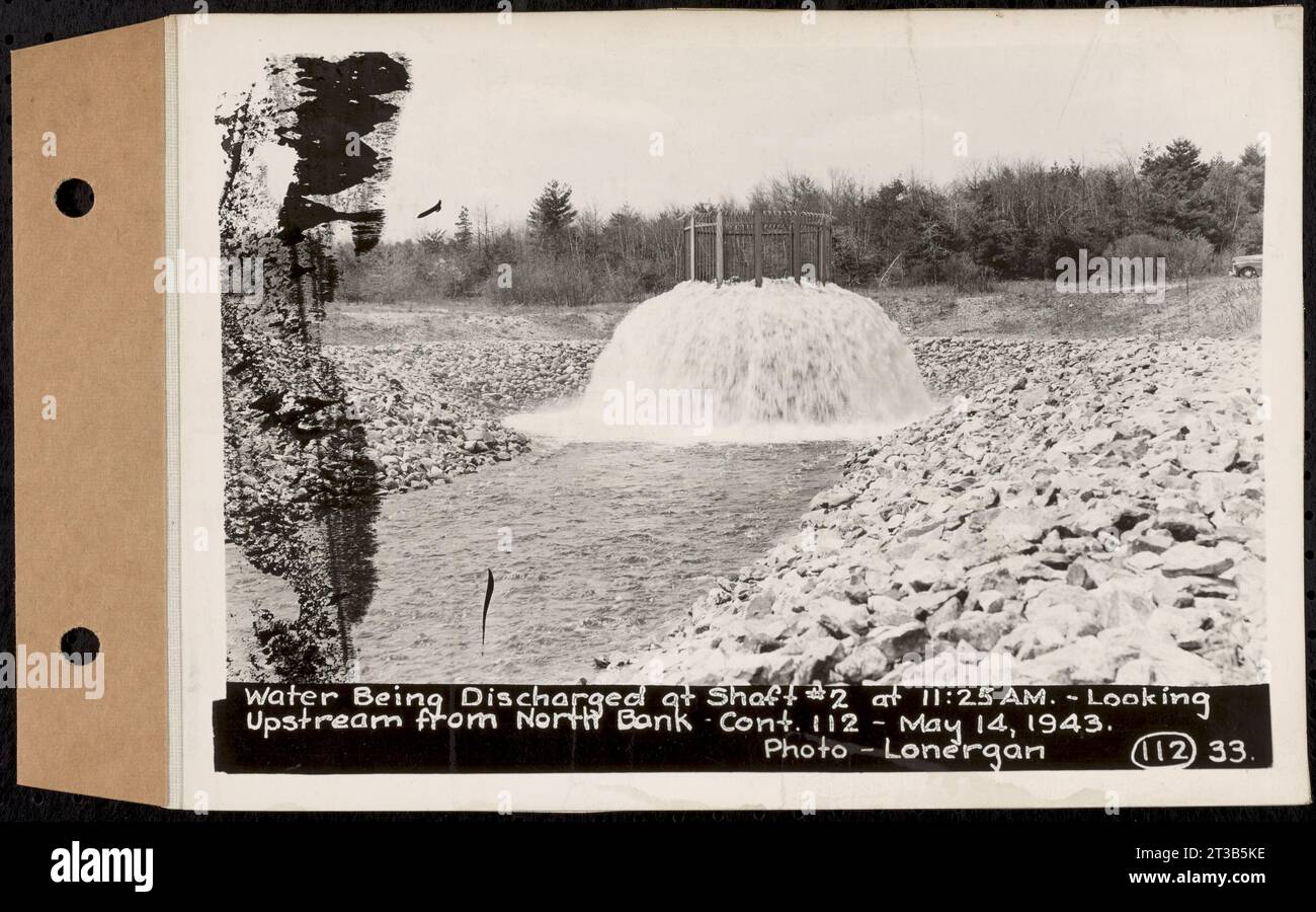 Contract No. 112, Spillway at Shaft 2 of Quabbin Aqueduct, Holden ...