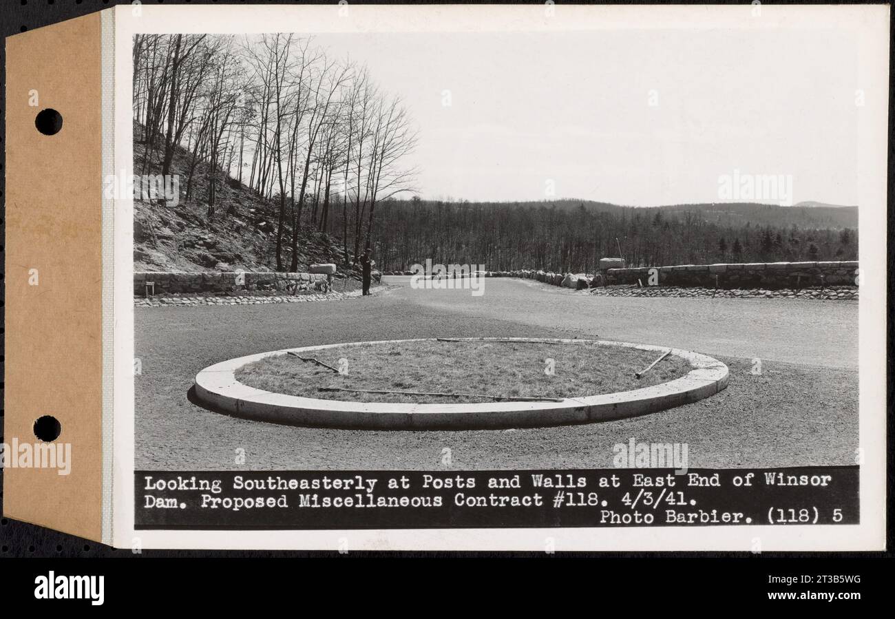 Contract No. 118, Miscellaneous Construction at Winsor Dam and Quabbin ...