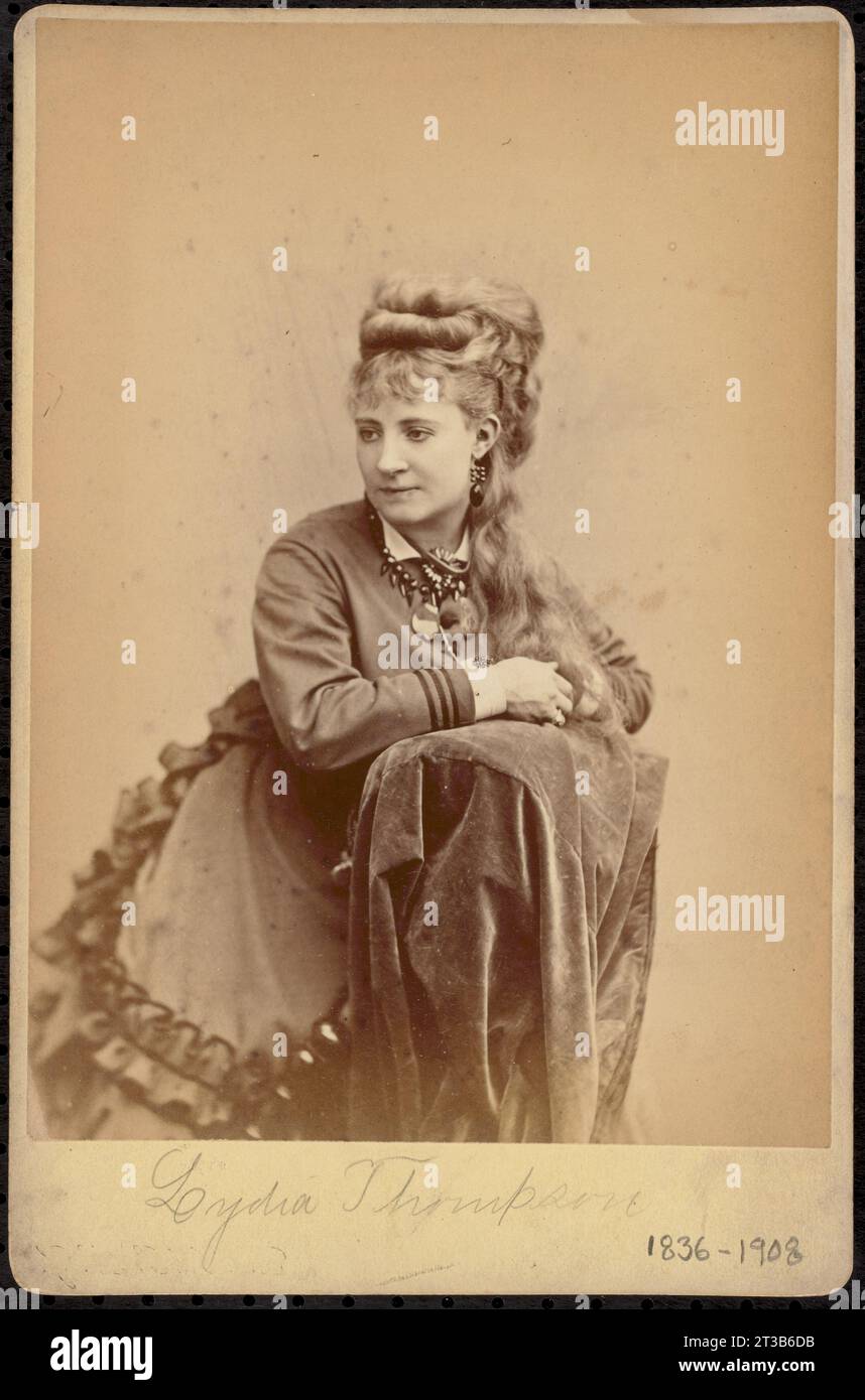 Lydia Thompson 1836-1908 Stock Photo - Alamy