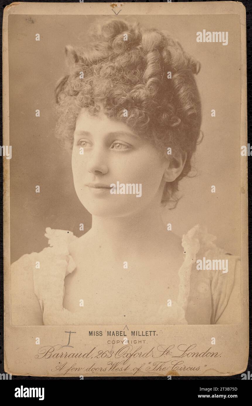 Miss Mabel Millett Stock Photo - Alamy