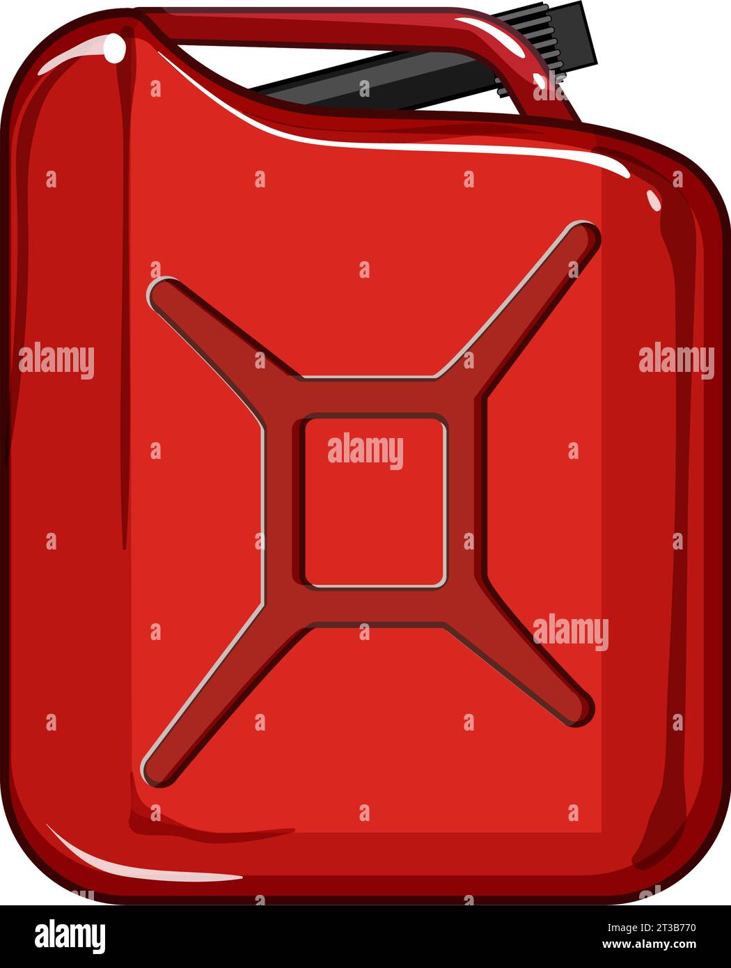 diesel fuel can metal cartoon vector illustration Stock Vector Image ...