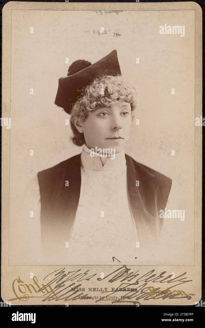 Miss Nelly Farren Stock Photo - Alamy