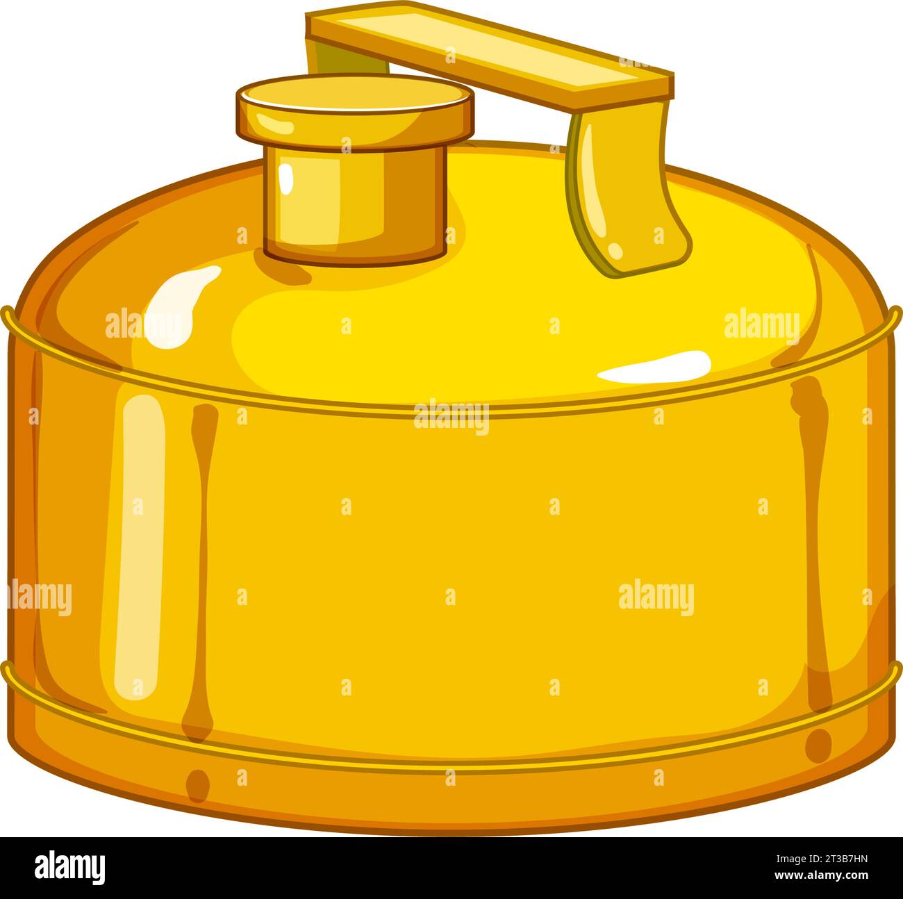 tank fuel can metal cartoon vector illustration Stock Vector Image ...