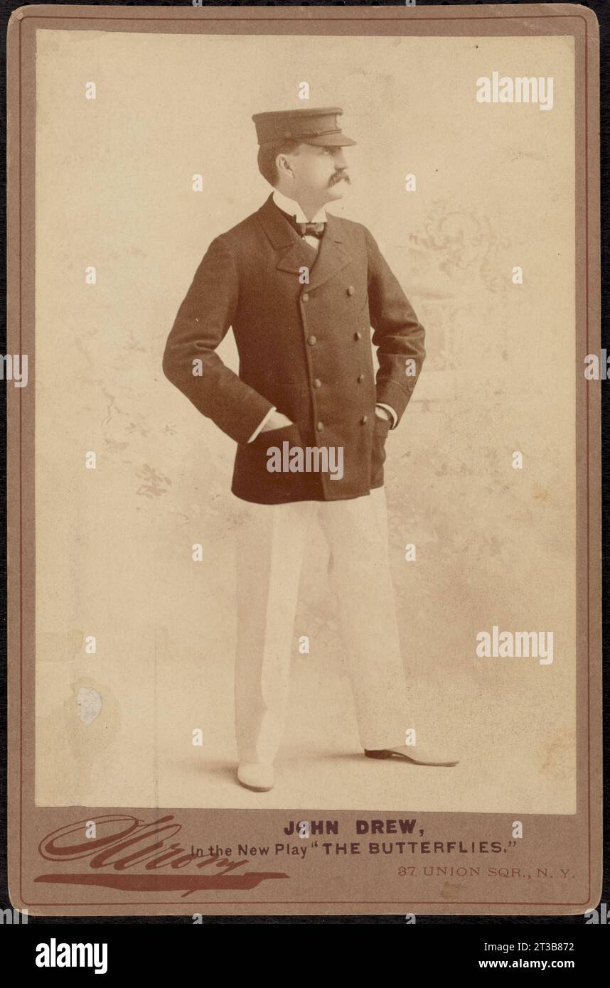 John Drew in the new play 'The Butterflies' Stock Photo - Alamy