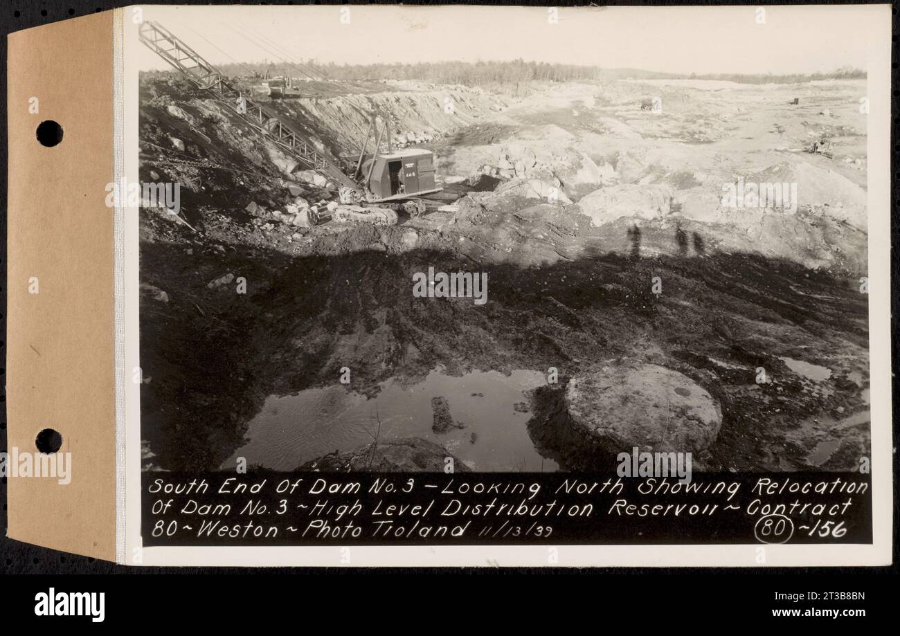 Contract No. 80, High Level Distribution Reservoir, Weston, south end ...