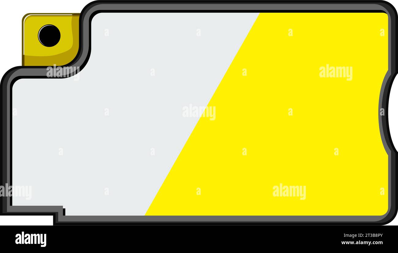 Black printer cartridge Stock Vector Images - Alamy