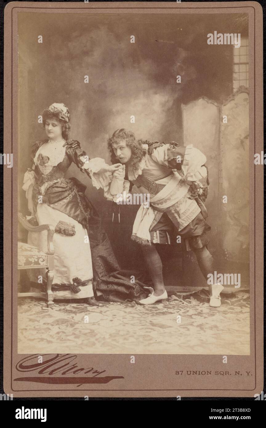 Scene from 'The Inconstant' with Kitty Cheatham and George Clarke Stock ...