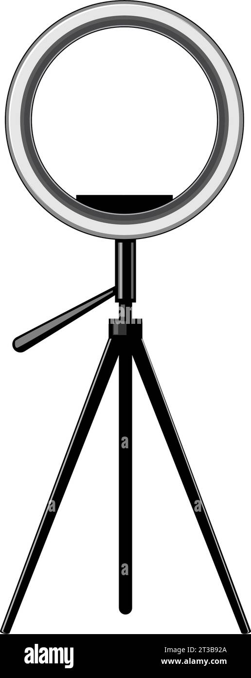 circle light ring cartoon vector illustration Stock Vector Image & Art ...