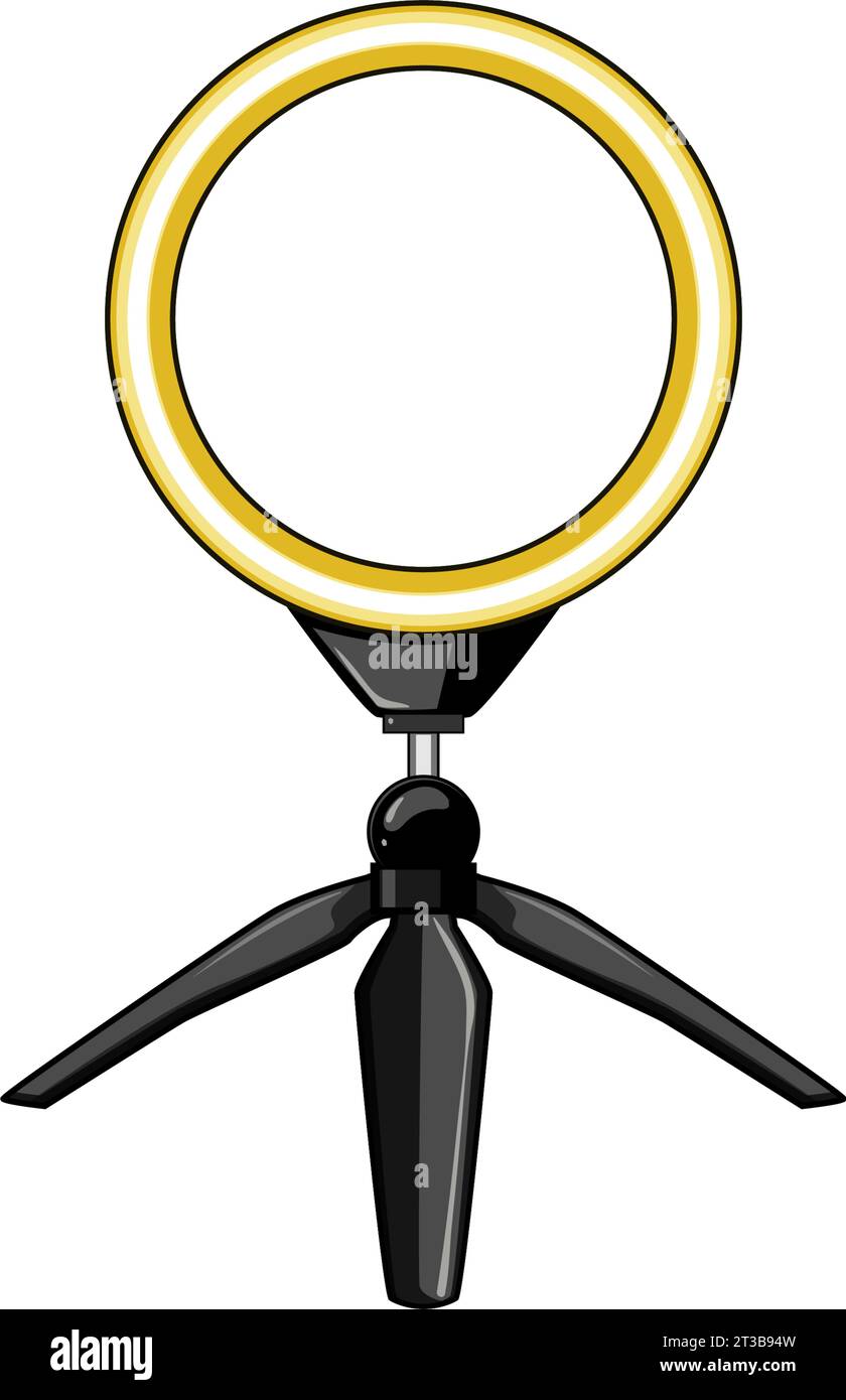 effect light ring cartoon vector illustration Stock Vector Image & Art ...