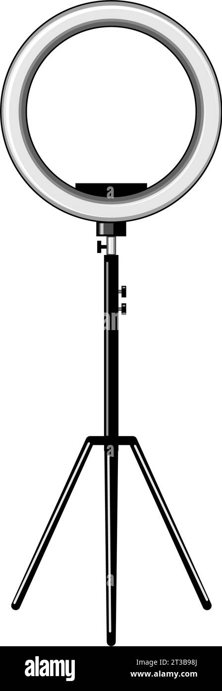 glow light ring cartoon vector illustration Stock Vector Image & Art ...