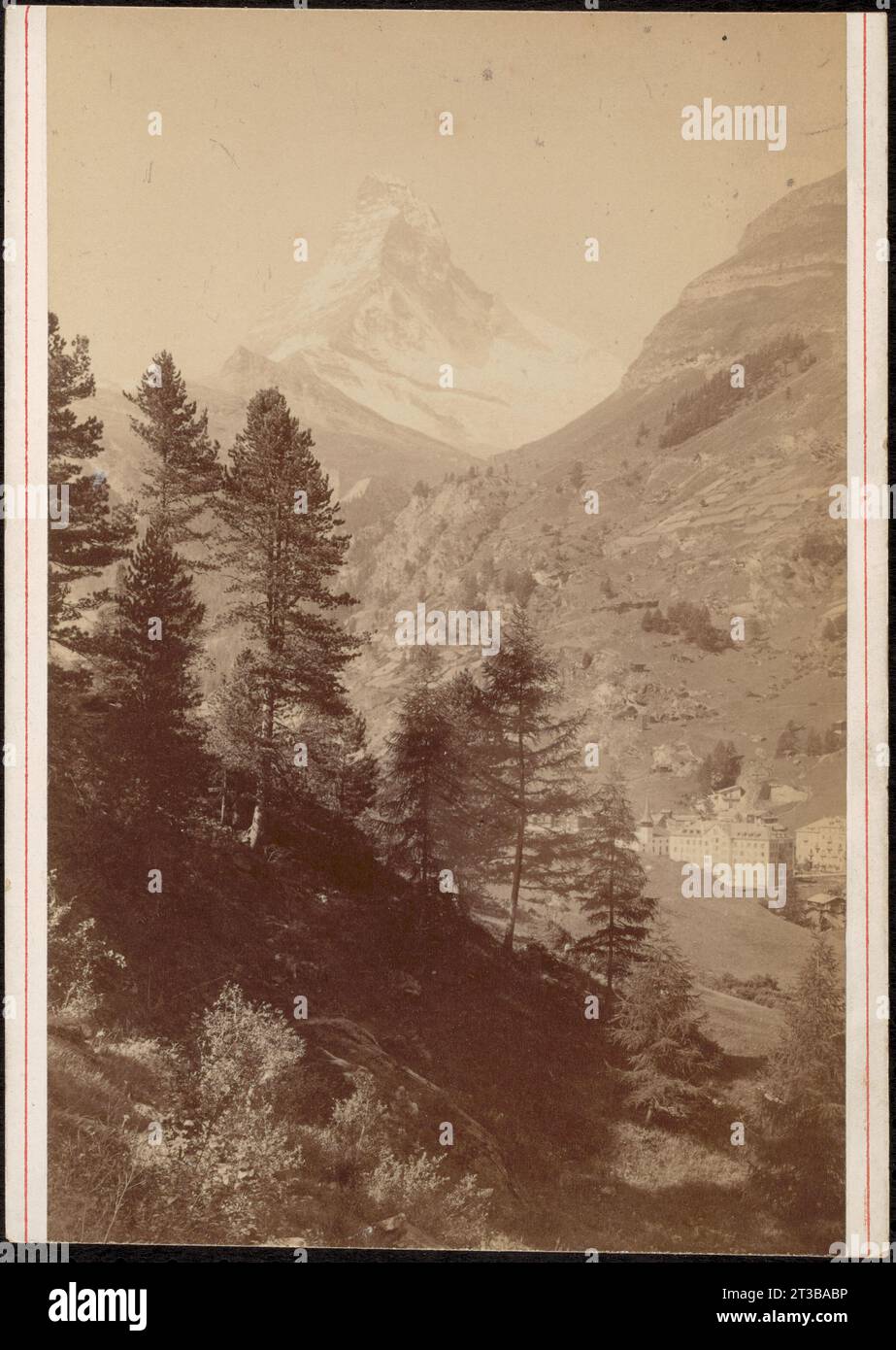 Zermatt et le Cervin Stock Photo - Alamy