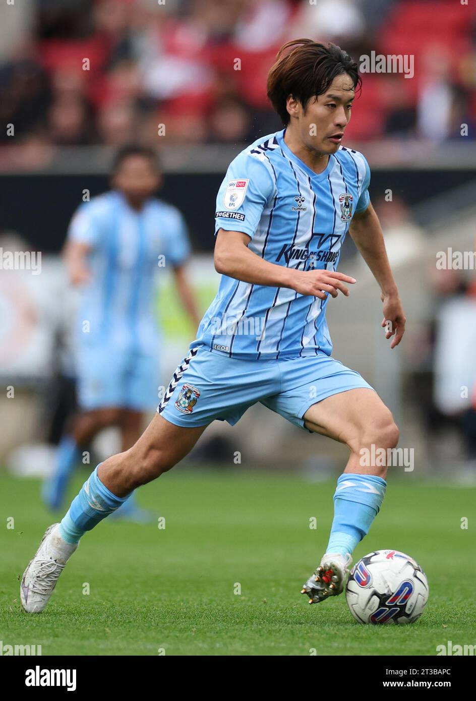 Coventry City's Tatsuhiro Sakamoto in action during the Sky Bet ...