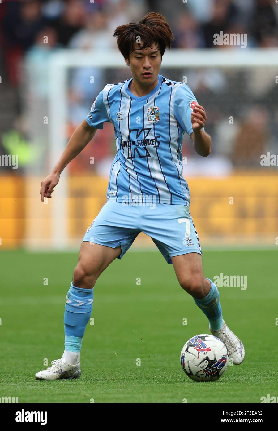 Coventry City's Tatsuhiro Sakamoto in action during the Sky Bet ...
