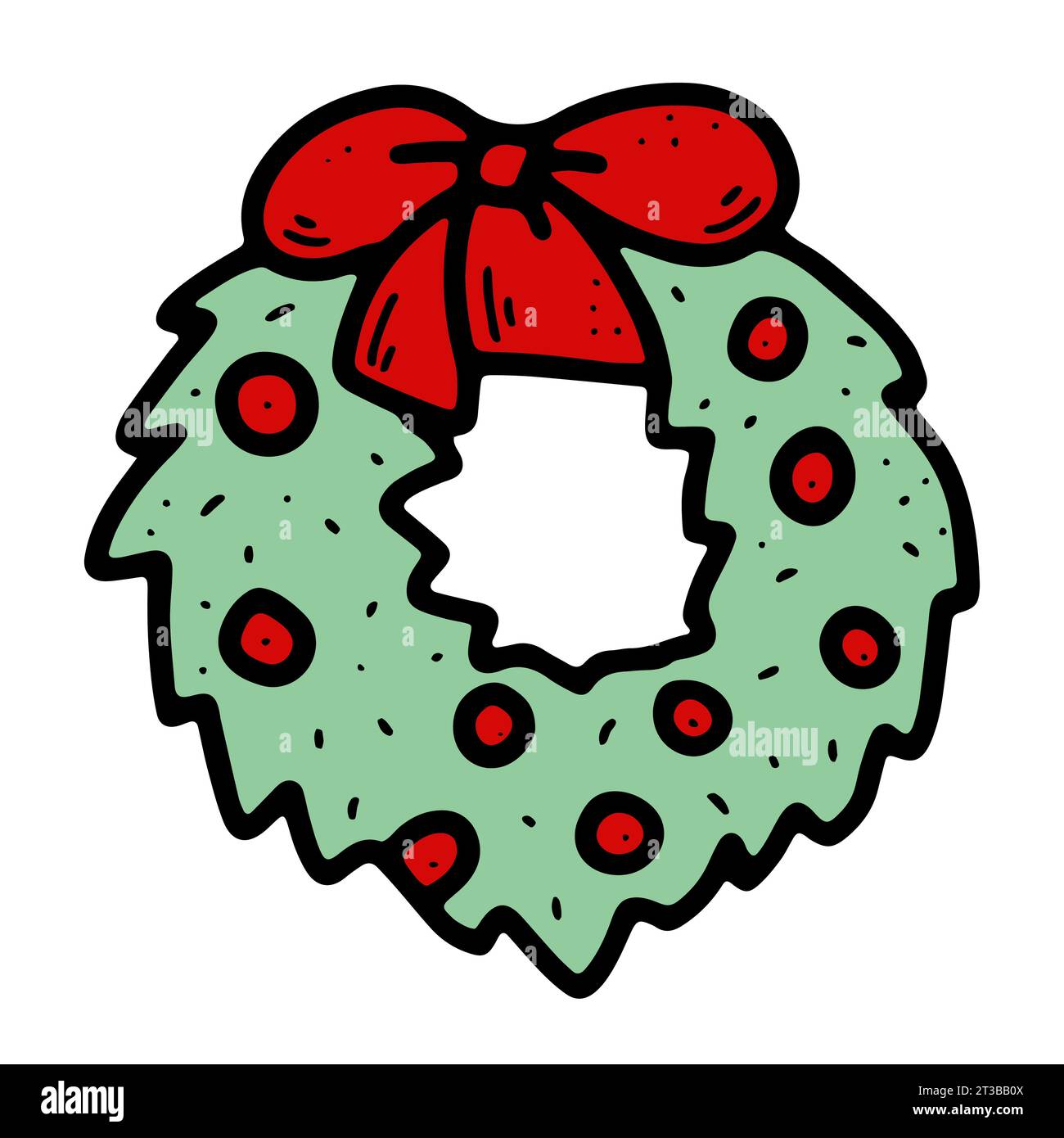 Holiday advent fir decoration Stock Vector Images - Alamy