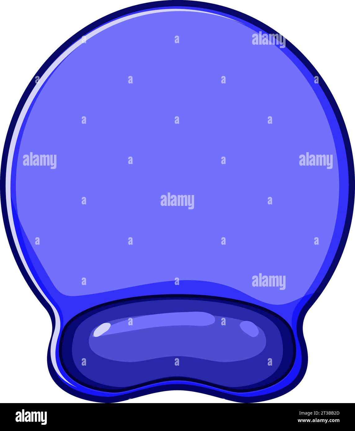 mockup mouse pad cartoon vector illustration Stock Vector Image & Art ...