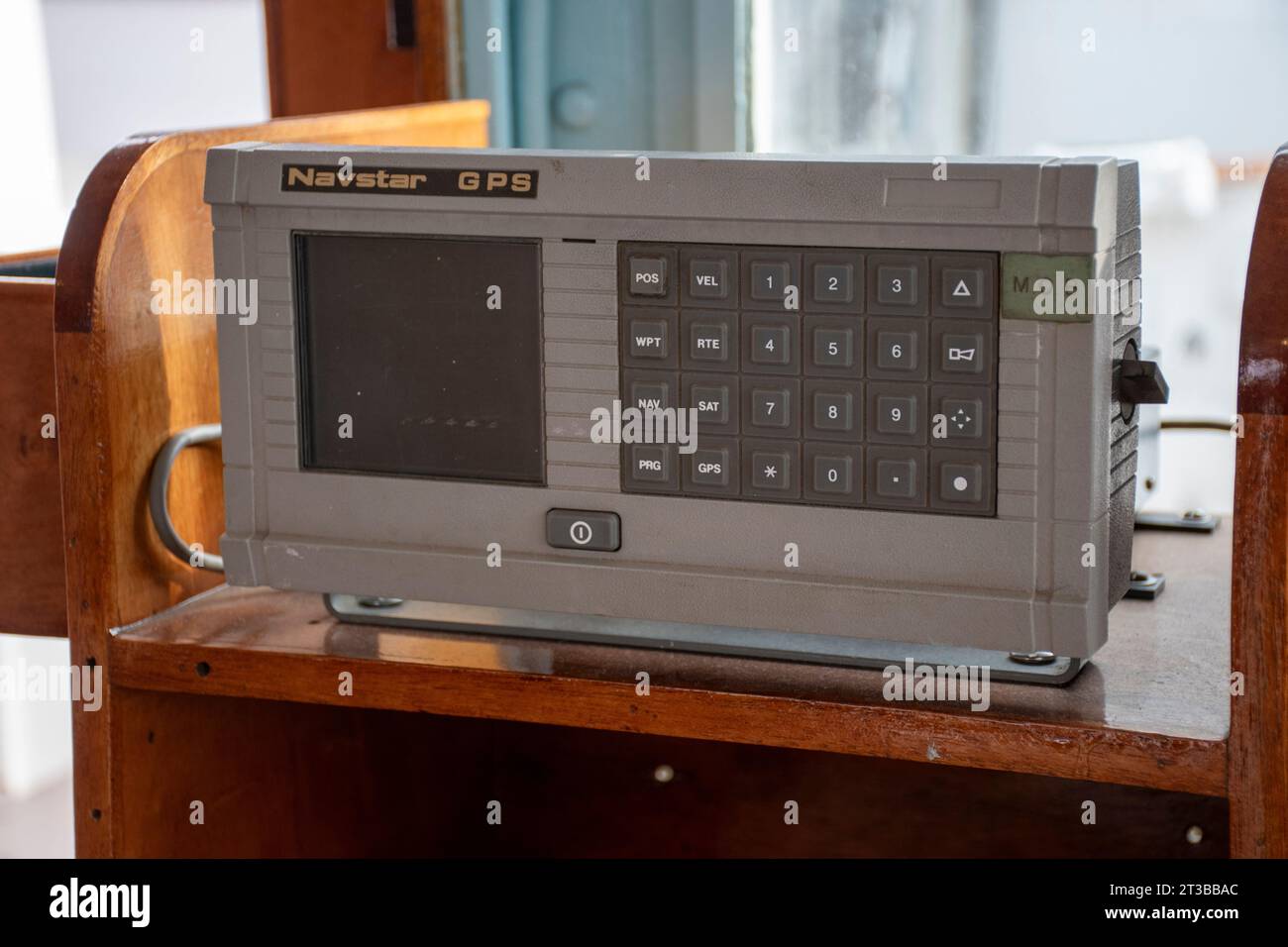 Navstar GPS unit on the bridge of the Royal Yacht Britannia Stock Photo ...
