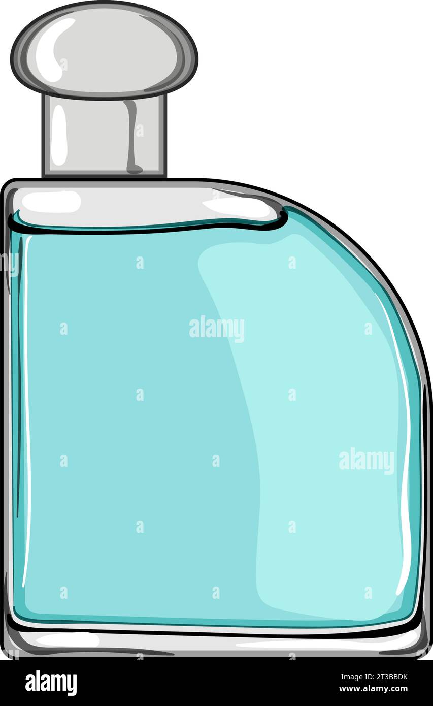 spray perfume for men cartoon vector illustration Stock Vector Image ...