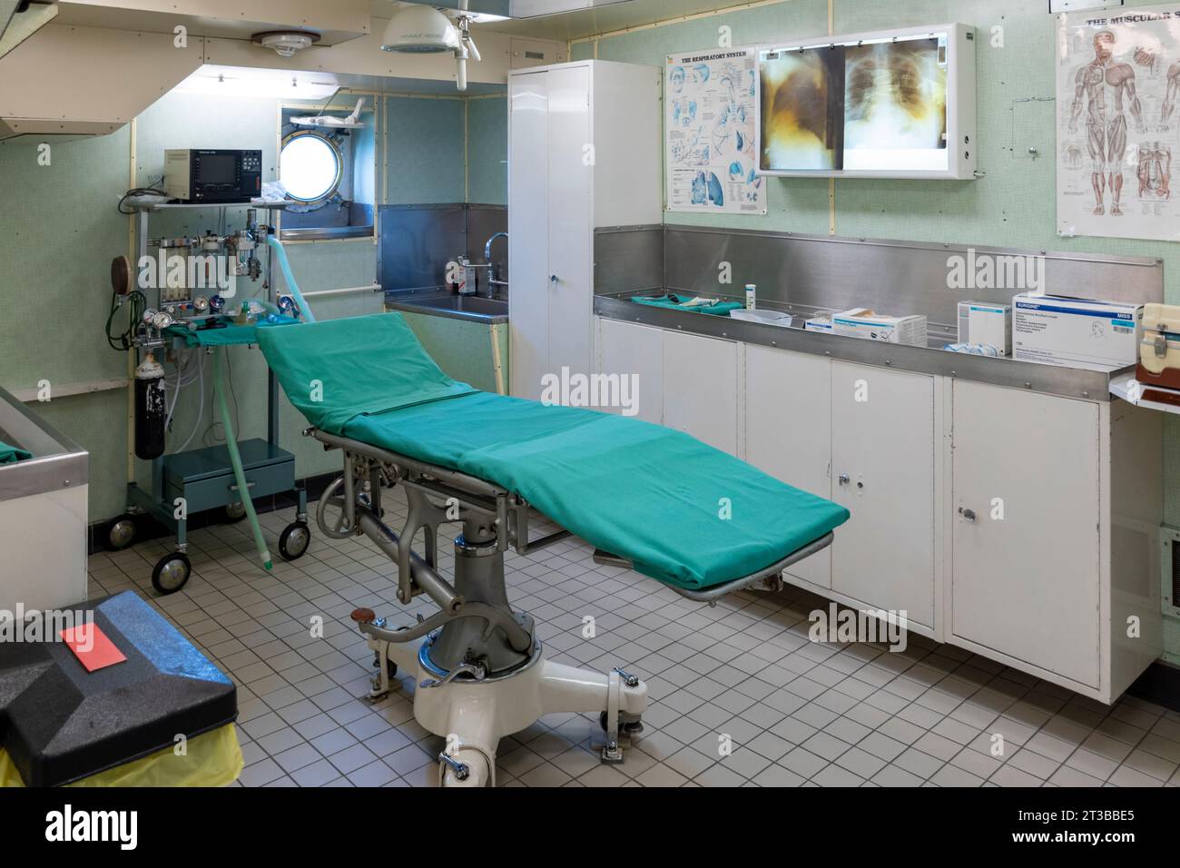 Operating theatre on board the Royal Yacht Britannia Stock Photo - Alamy