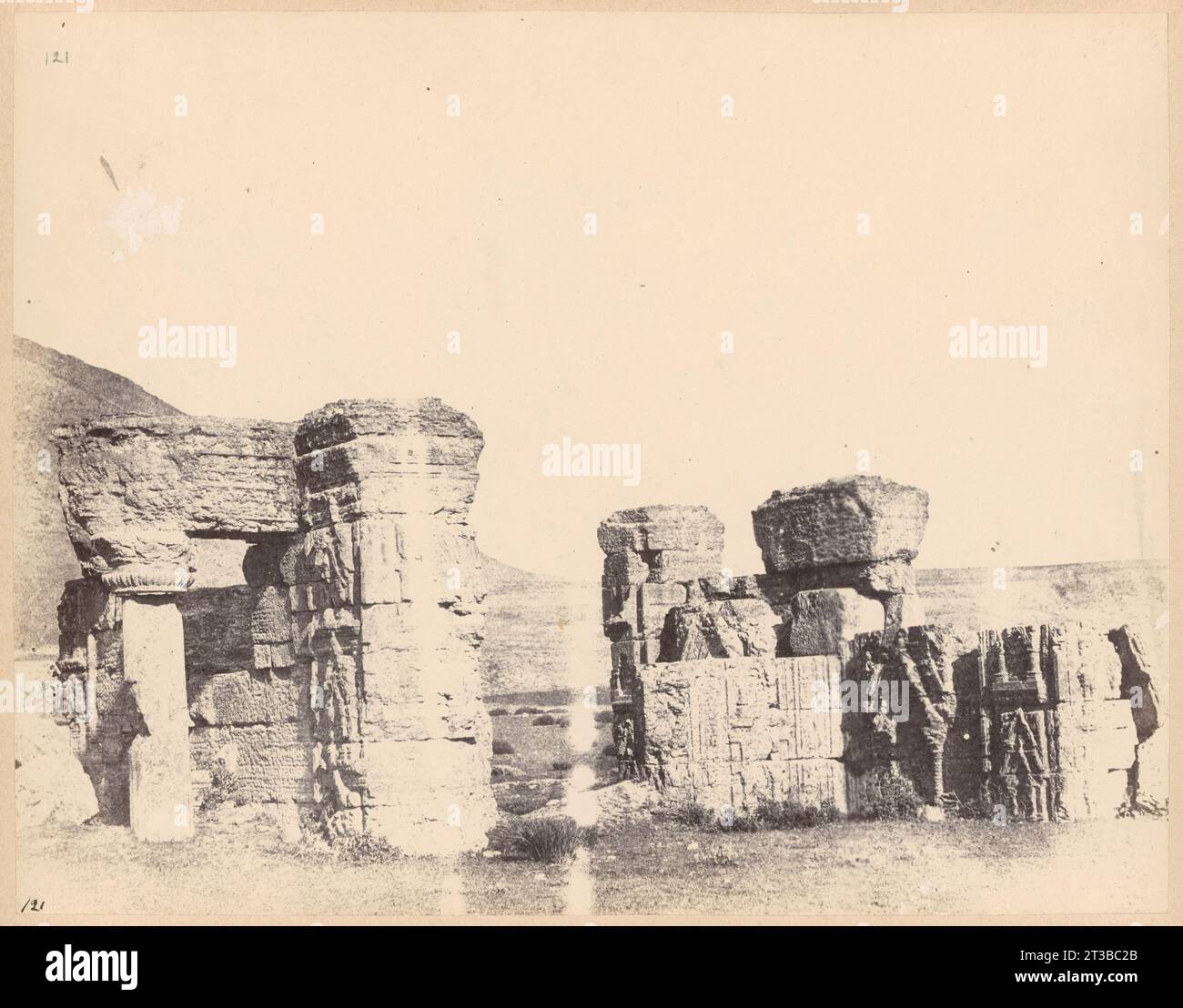 View of ruins of Avantiswami Temple, Awantipora, India Stock Photo - Alamy