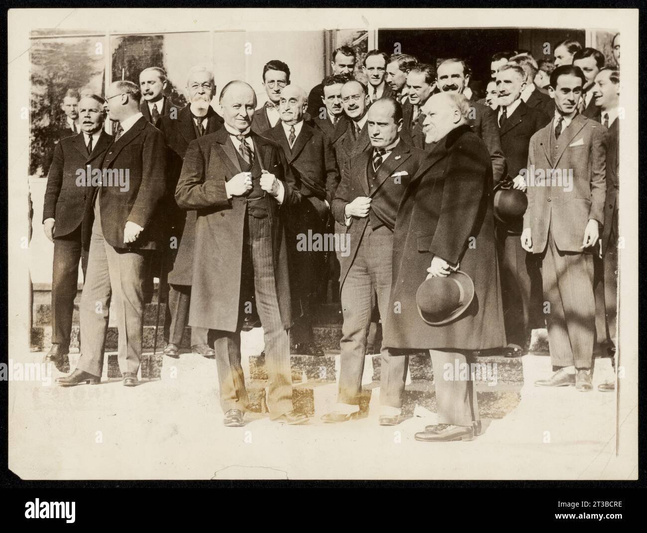 First Meeting of Lausanne Peace Conference. Left to right: Lord Curzon ...