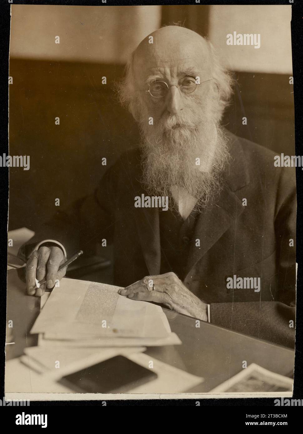 Photo of - Head of 'Outlook' For Half Century is 84 Today. Dr. Lyman ...