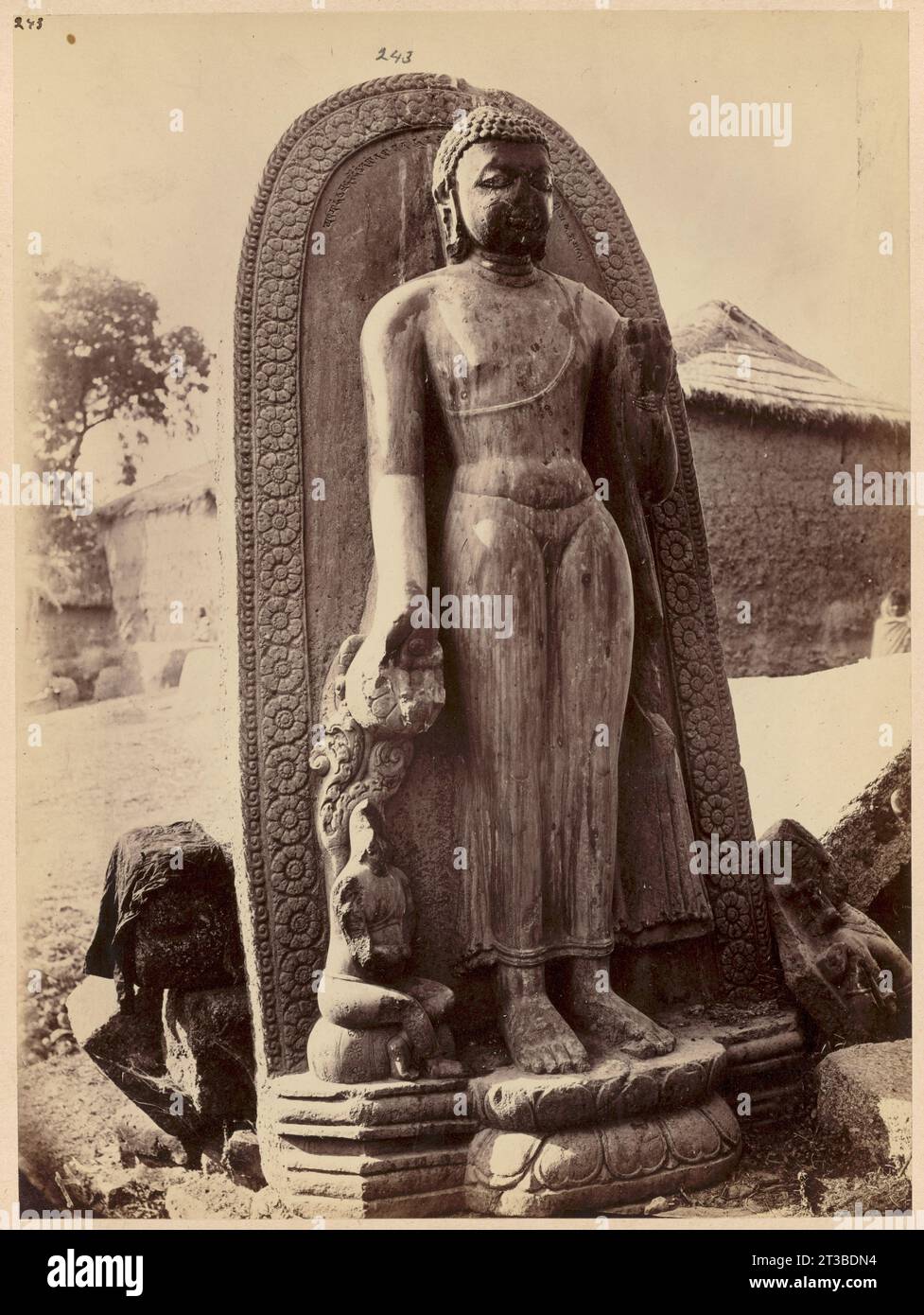 Colossal figure of Boodh (as leader), Kispa, Gya Stock Photo - Alamy