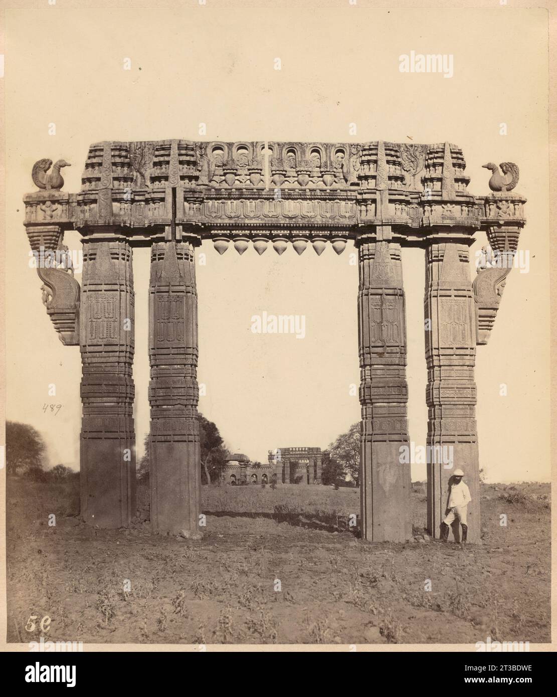 Kakatiya Kala Thoranam at Warangal Fort, Warangal, India Stock Photo ...