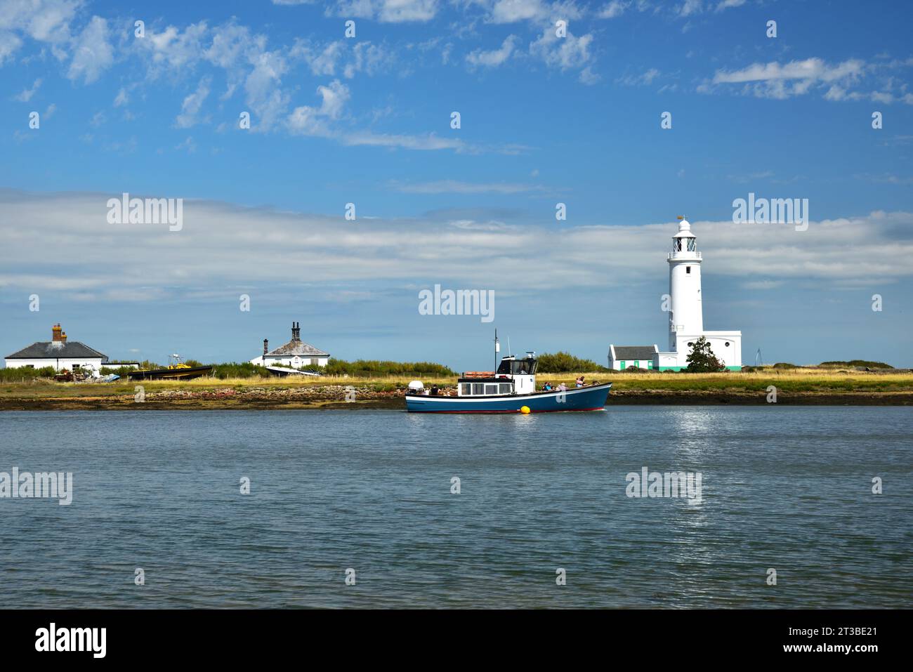 The Hurst Ferry passes Hurst Point Lighthouse, situated at the end of ...
