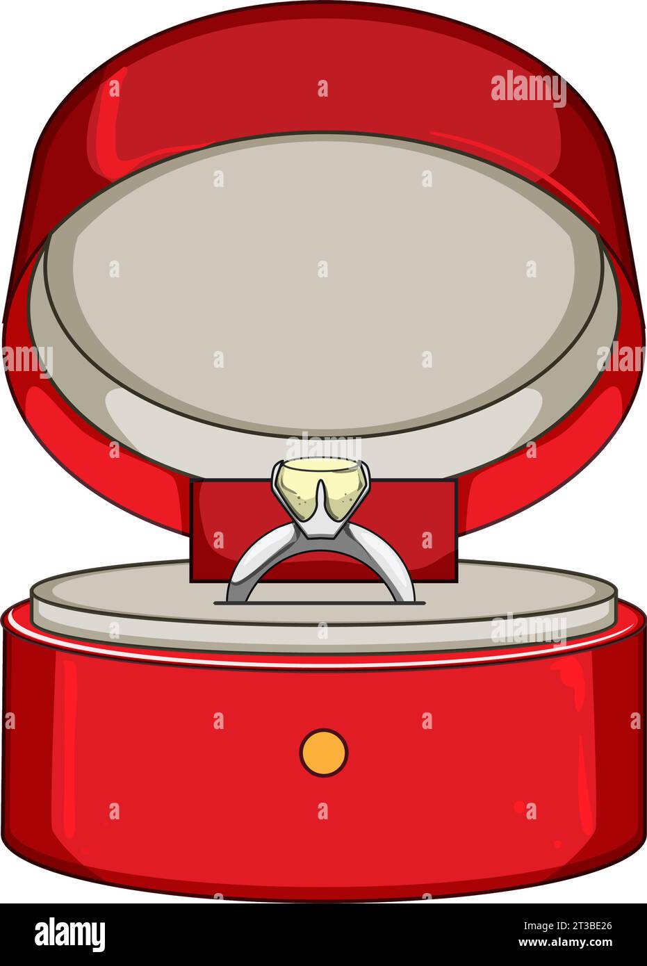 Man proposal wedding ring gift box Cut Out Stock Images & Pictures - Alamy