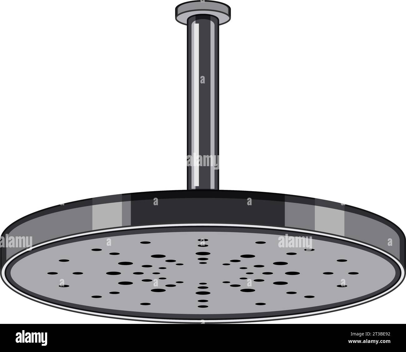 spray shower head cartoon vector illustration Stock Vector Image & Art ...