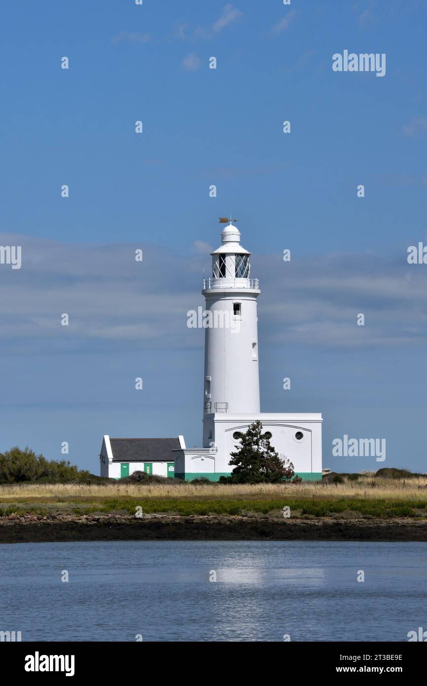 Hurst Point Lighthouse, situated at the end of Hurst Spit, guards the ...