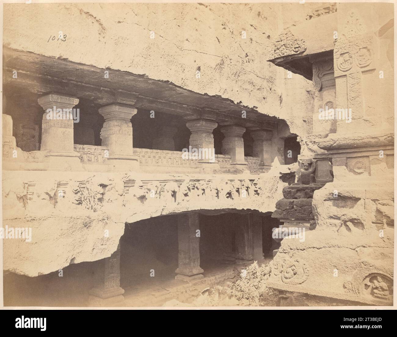 Elora, the [Ar-lauka?] cave temple of Kylas Stock Photo - Alamy