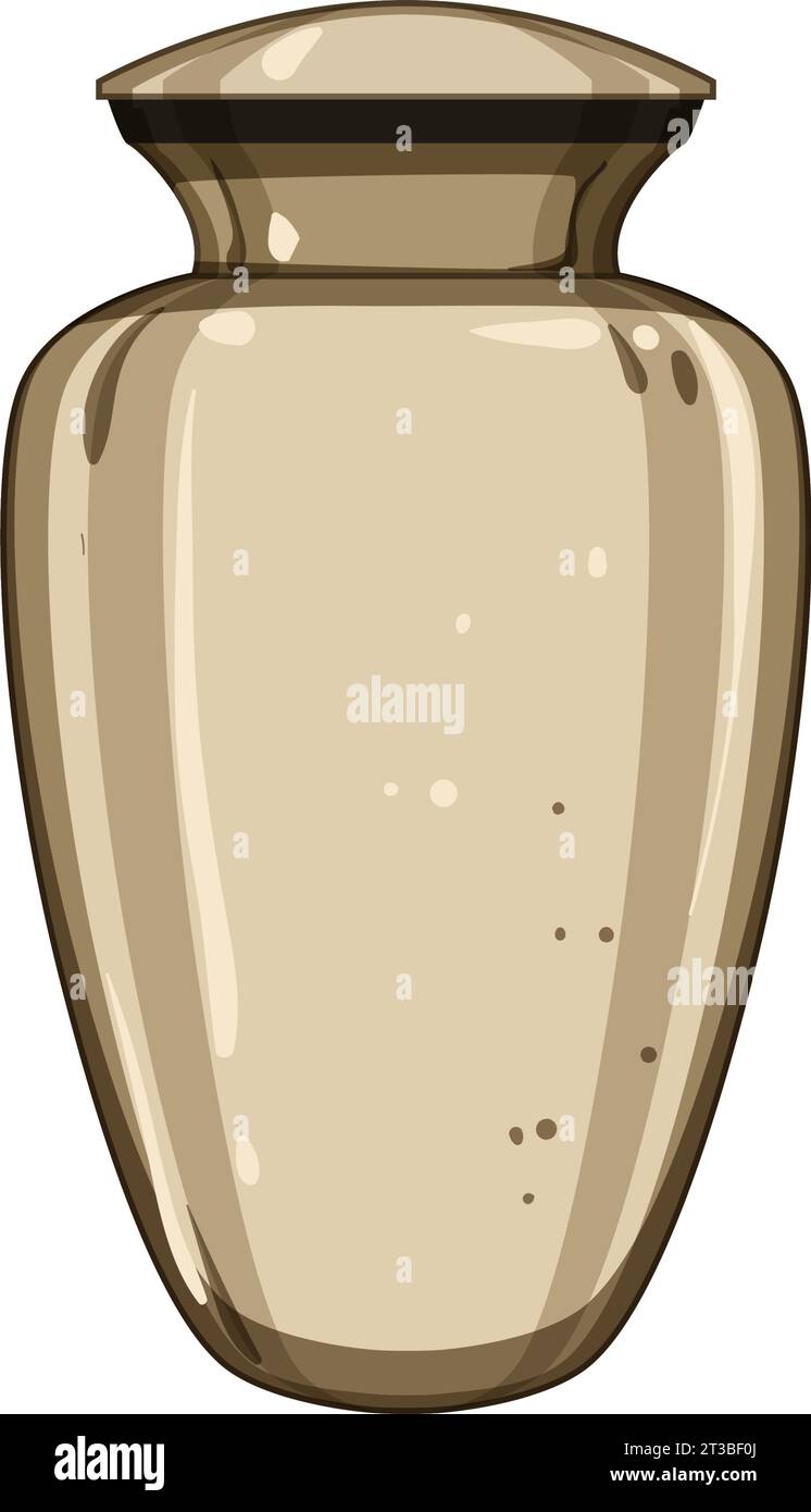 burial urn ashes cartoon vector illustration Stock Vector Image & Art ...