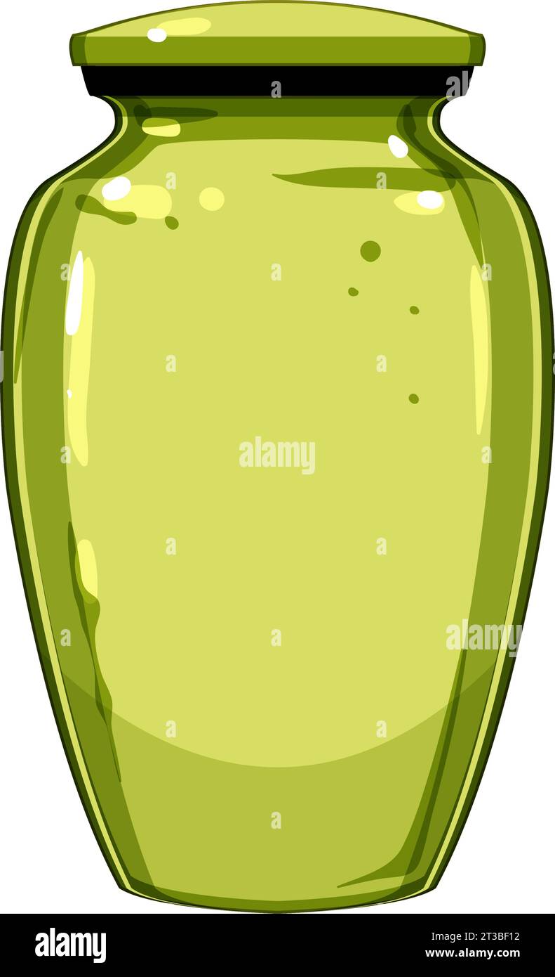 funeral urn ashes cartoon vector illustration Stock Vector Image & Art ...