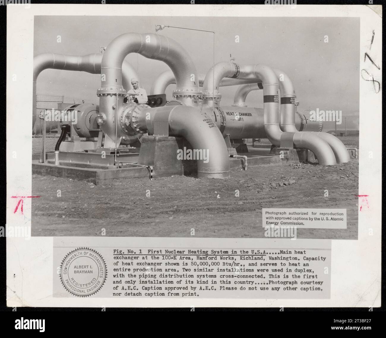 Fig. No. 1 First Nuclear Heating System in the U.S.A... Main heat ...