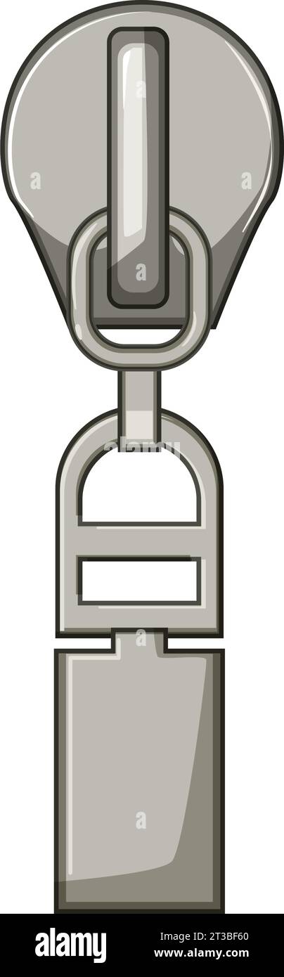 accessories zipper puller cartoon vector illustration Stock Vector Image & Art - Alamy