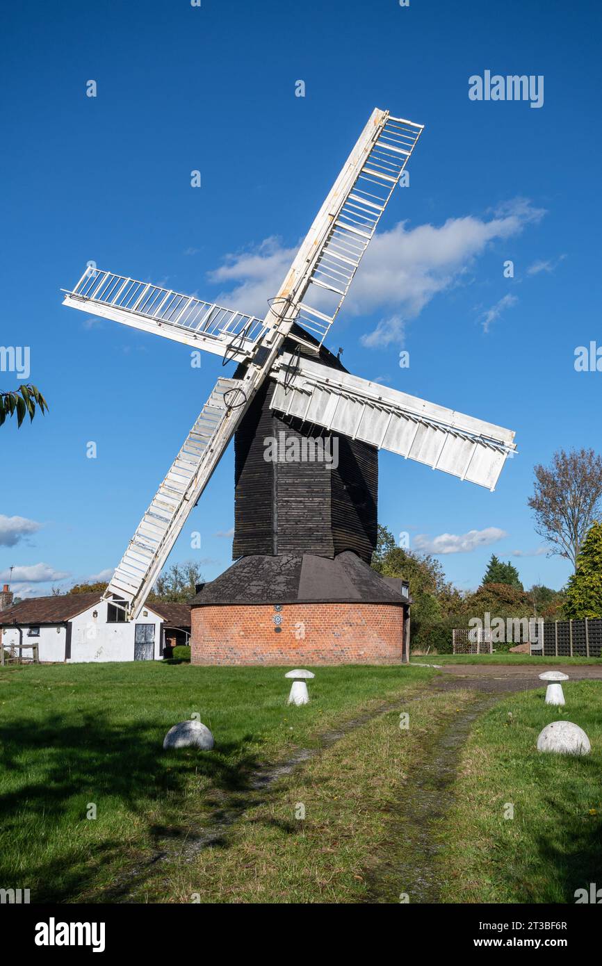 Outwood Windmill, a historic post mill built in 1665 and a grade I ...