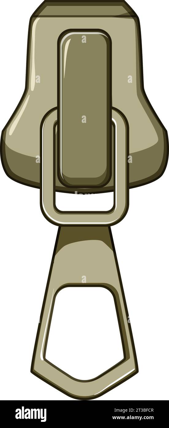fashion zipper puller cartoon vector illustration Stock Vector Image ...