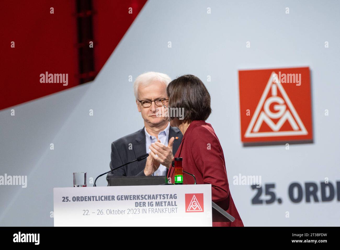 25. Gewerkschaftstag der IG Metall 2023 in Frankfurt Christiane Benner ...
