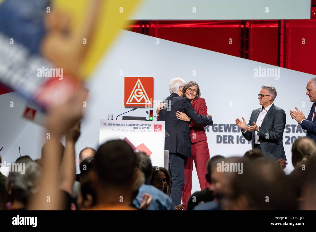 25. Gewerkschaftstag der IG Metall 2023 in Frankfurt Christiane Benner ...