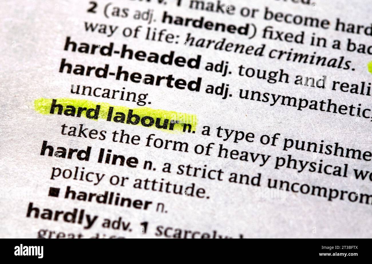 Hard labour hi-res stock photography and images - Alamy