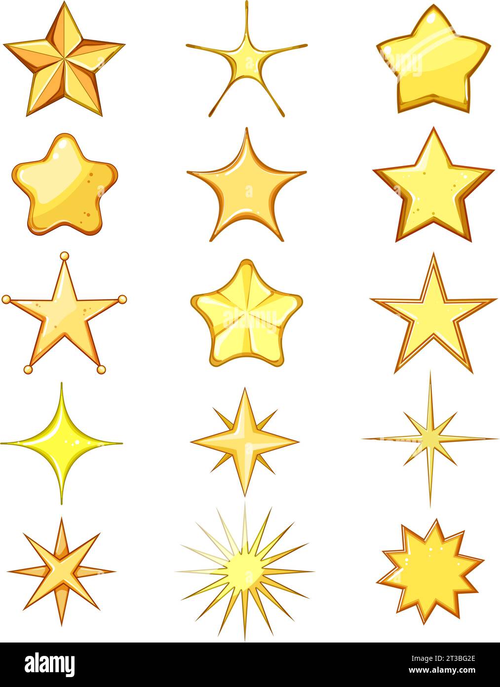 star set cartoon vector illustration Stock Vector Image & Art - Alamy
