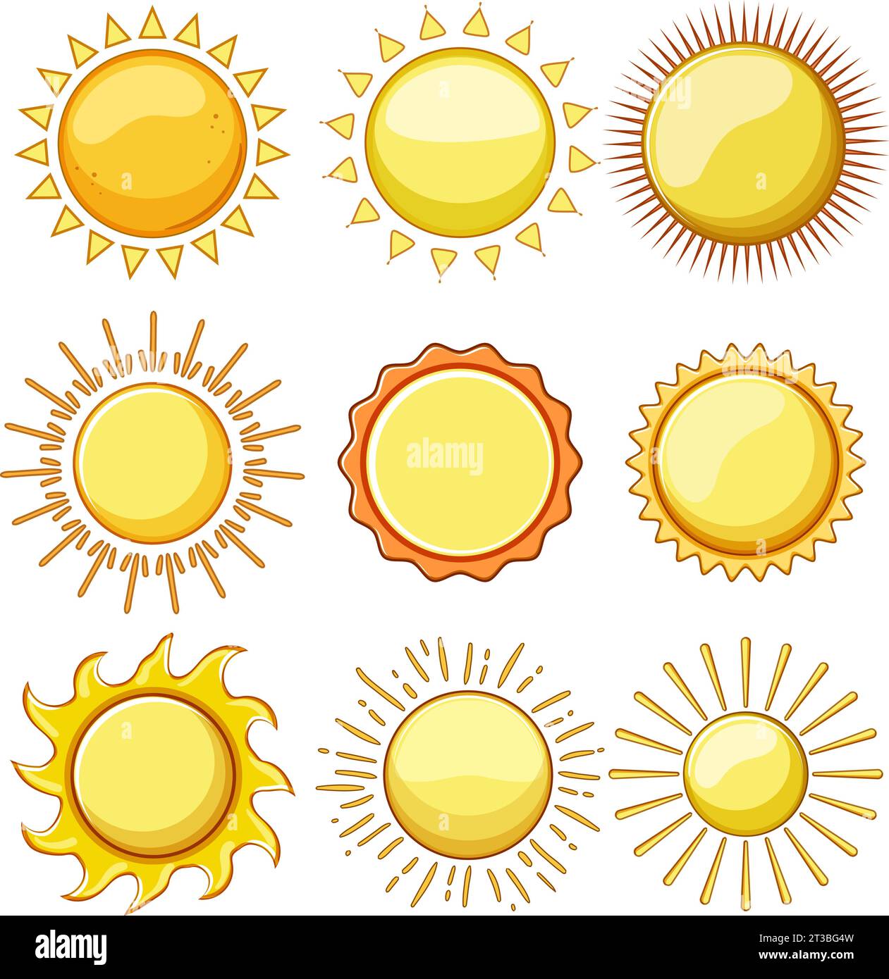 sun set cartoon vector illustration Stock Vector Image & Art - Alamy