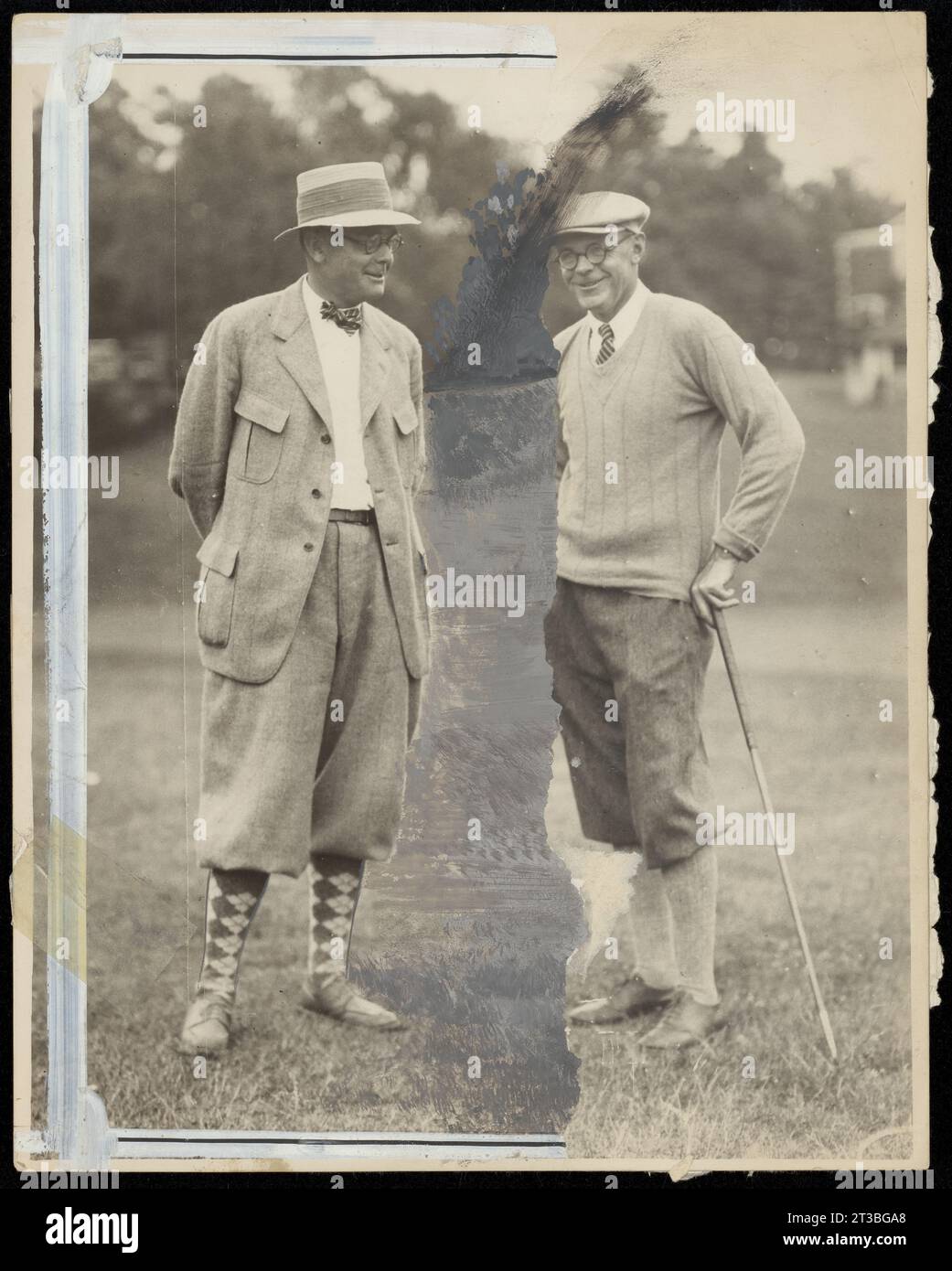 Alvah W. Rydstrom on left, chairman of M.G.A. Man on right is R. M ...