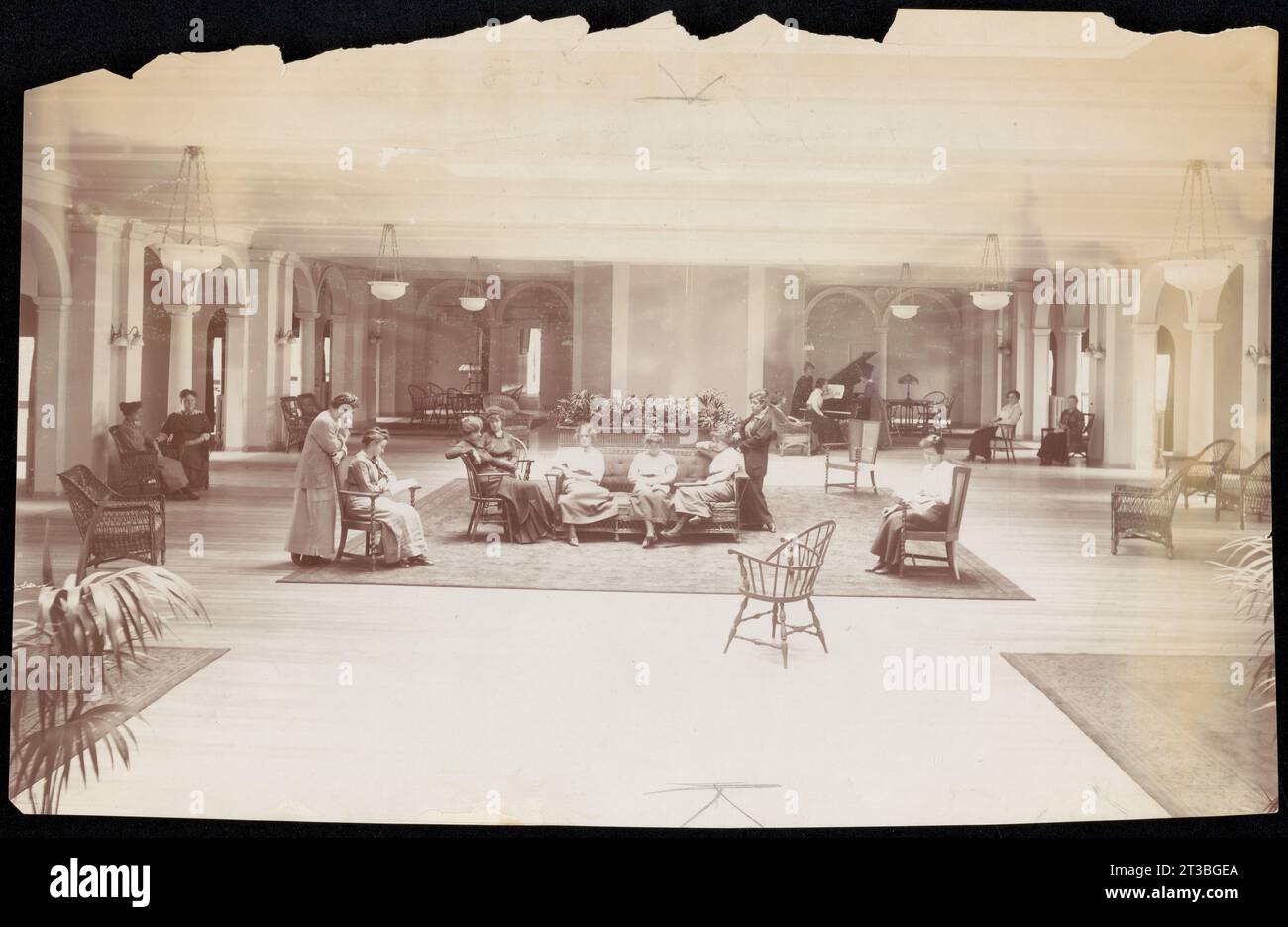 Assembly Hall. New Addition. Franklin Square House. Boston Stock Photo ...