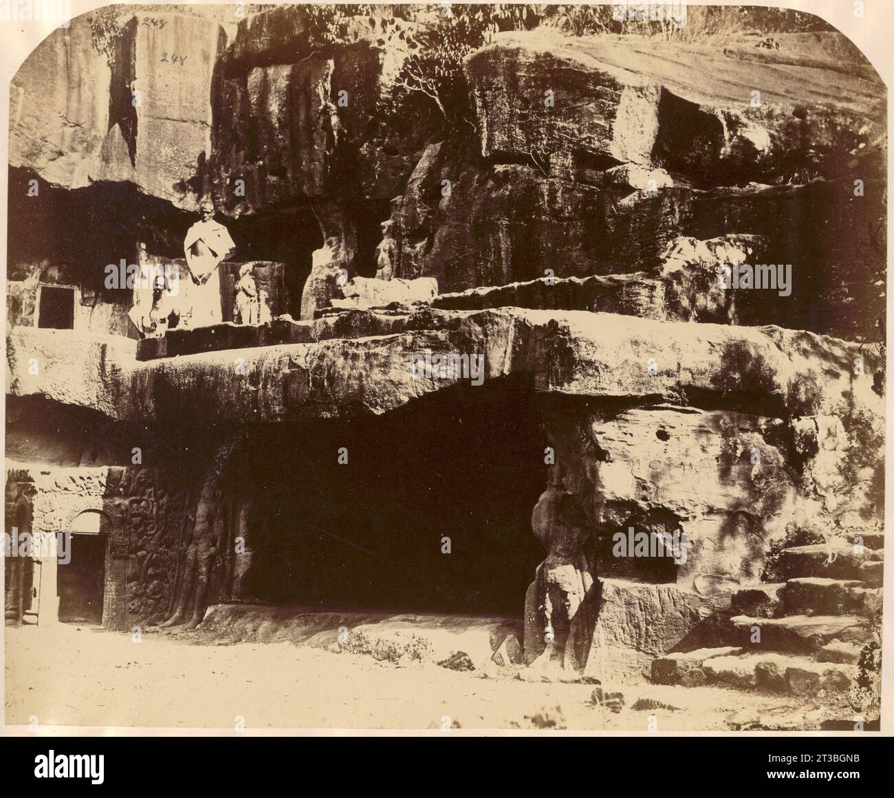 Rani Gumpha, Udayagiri Caves, Bhubaneswar, India Stock Photo - Alamy