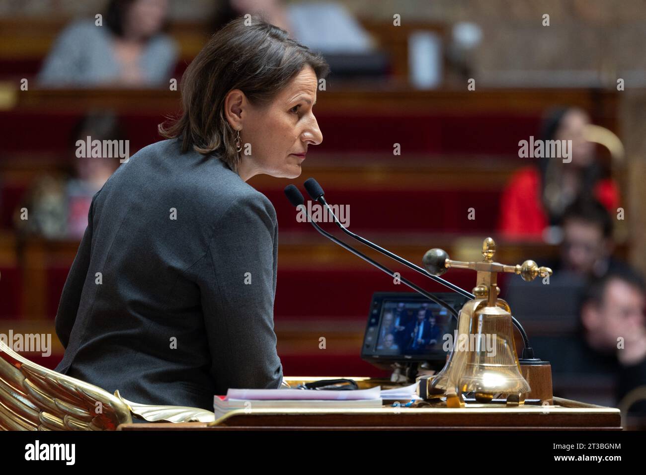 Paris, France. 24th Oct, 2023. French Socialist Party (PS) deputy ...